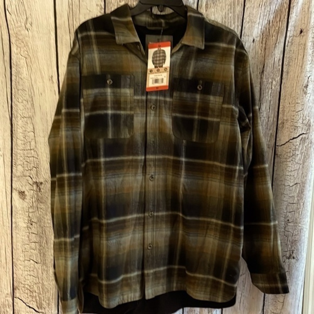 Brand New Rugged Elements Mens Flannel Fleece Lined S… - Gem
